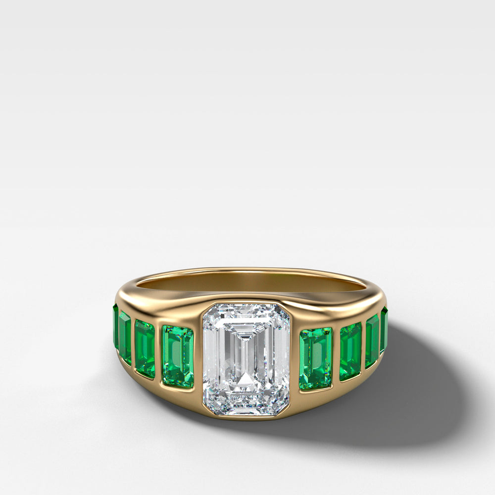 Emerald Cut Engagement Rings